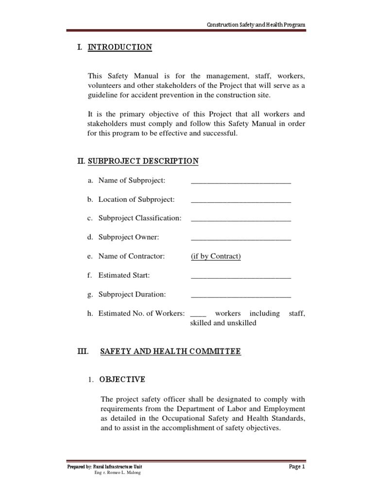 Safety Program | PDF | Scaffolding | Occupational Safety And Health