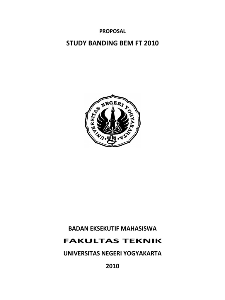 PROPOSAL Studi Banding | PDF | Karier & Perkembangan | Perjalanan