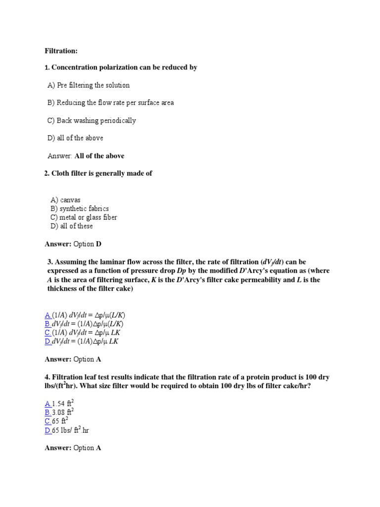 Multiple Choice Question | PDF | Chromatography | Adsorption