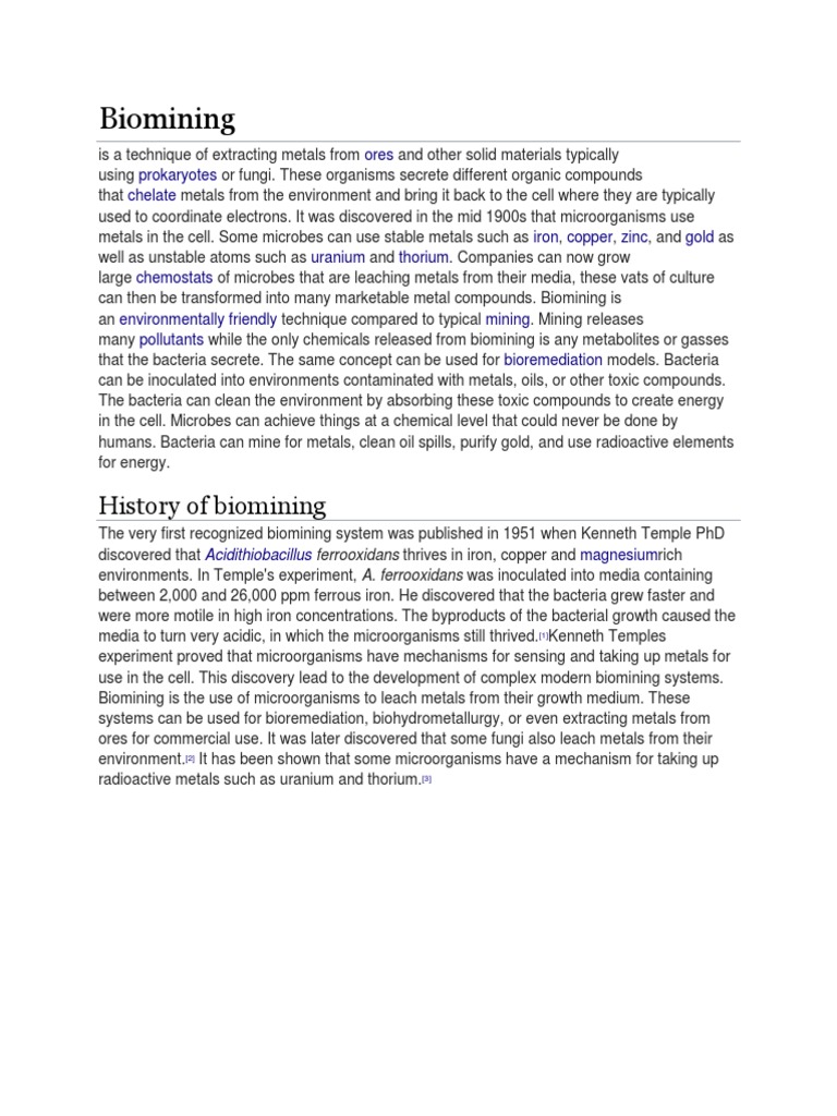Bioming | PDF | Chemical Elements | Minerals