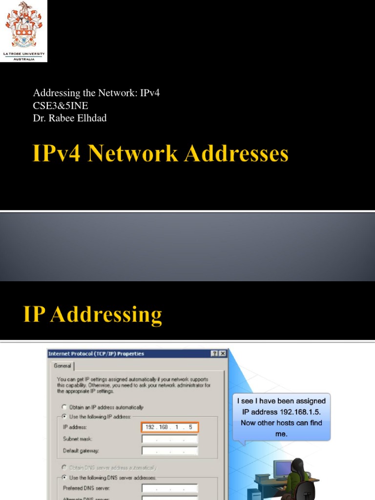 Lecture 2 - IPv4 Network Addresses Subnetting | PDF | Ip Address ... Lecture 2 - IPv4 Network Addresses Subnetting | PDF | Ip Address ...