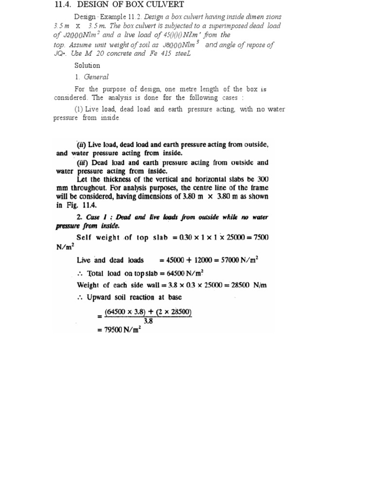 Steps To Design A Culvert | PDF | Economic Sectors | Chemistry