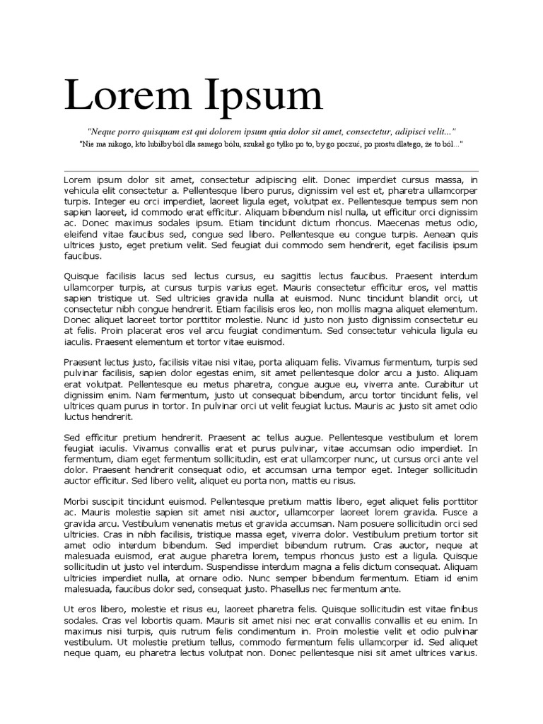 Lorem Ipsum: "Neque Porro Quisquam Est Qui Dolorem Ipsum Quia Dolor Sit ...