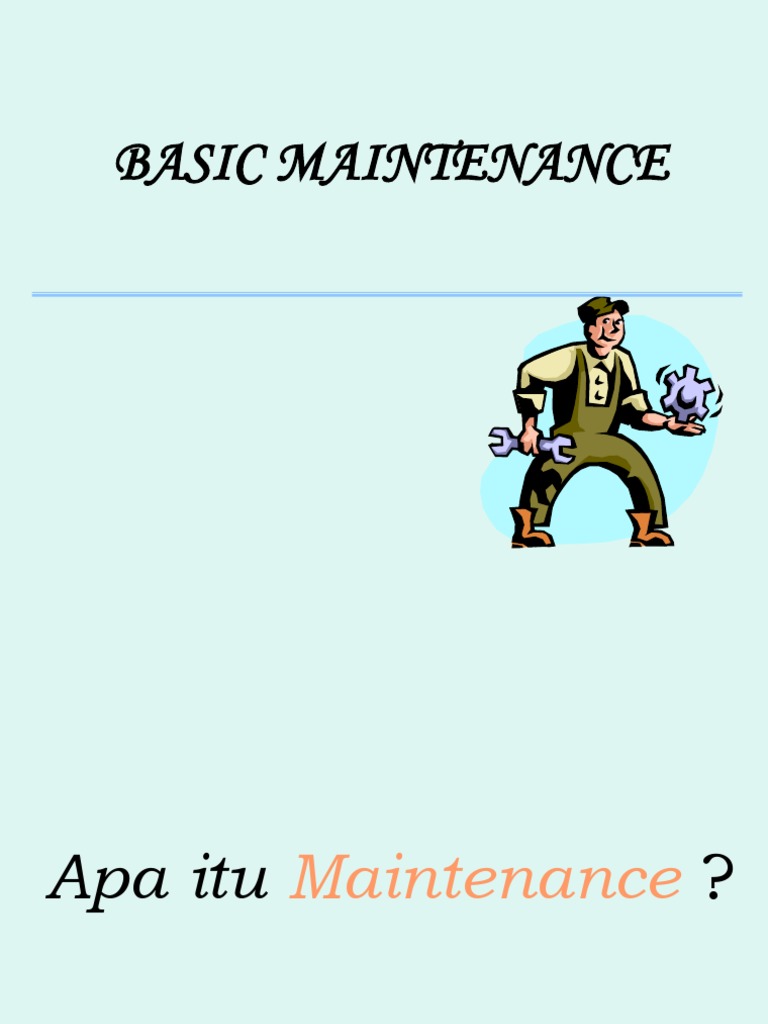 2) Basic Maintenance | PDF