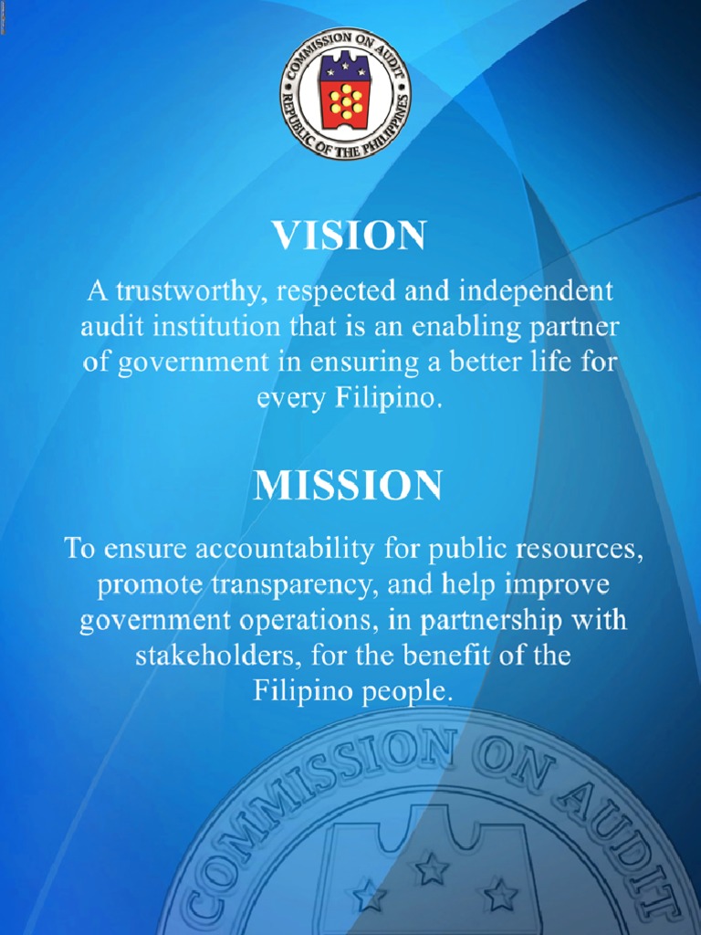 COA Vision Mission | PDF