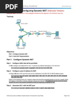 5.2.3.6 Packet Tracer - Implementing Static and Dynamic NAT Instructions IG PDF | PDF | Ip ...