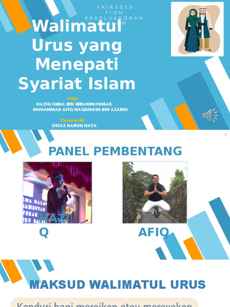 Walimatul Urus Yang Menepati Syariat Islam | PDF