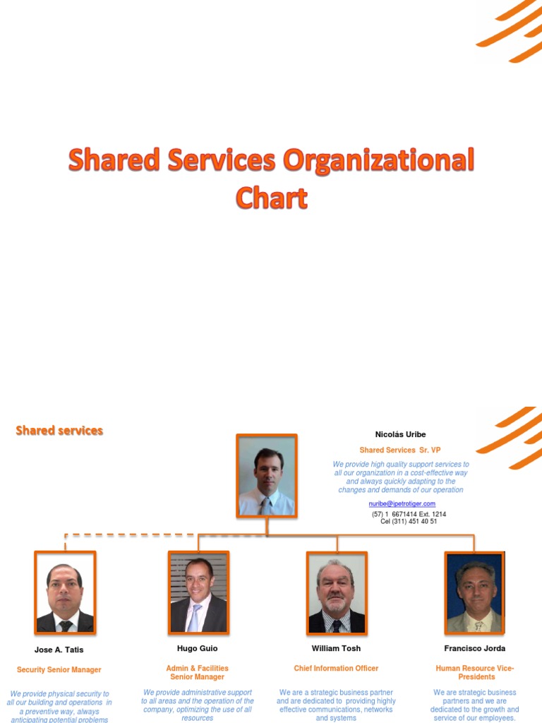 Shared Services Org Chart V2 | PDF | Help Desk | Information System