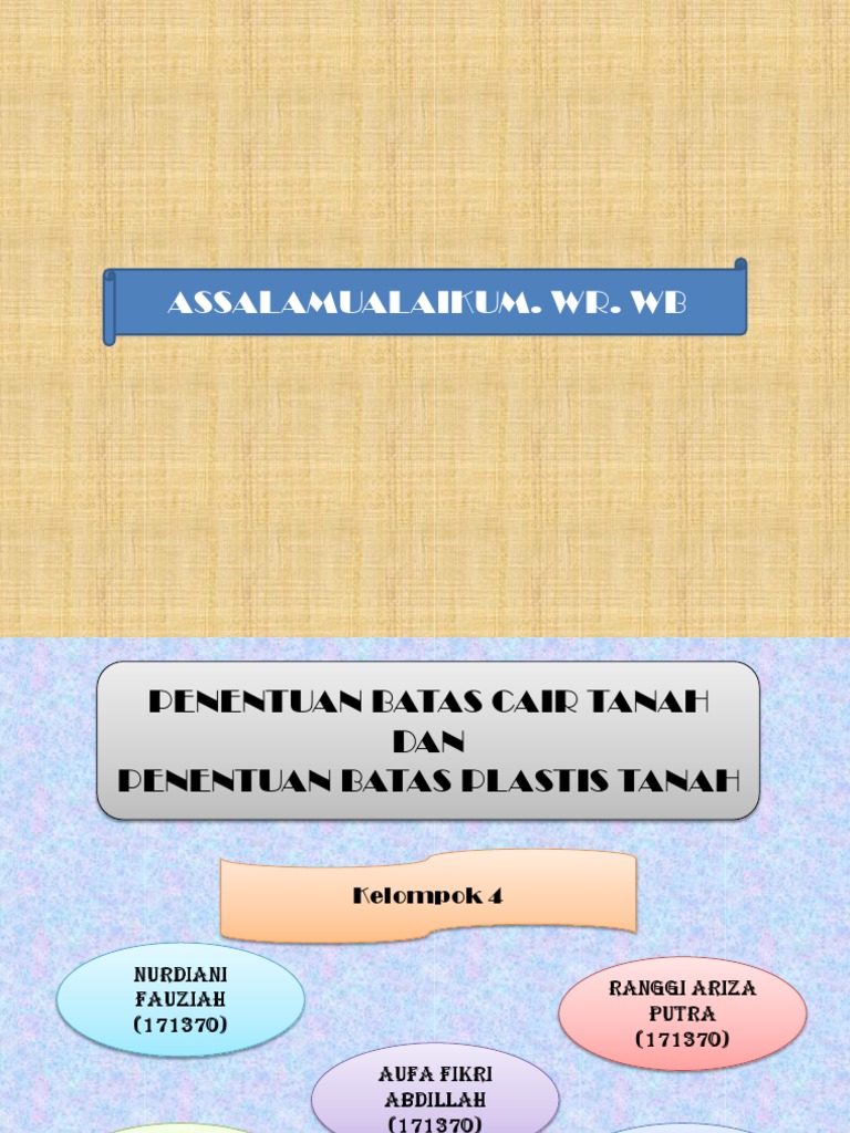 Batas Atterberg tanah lempung | PDF