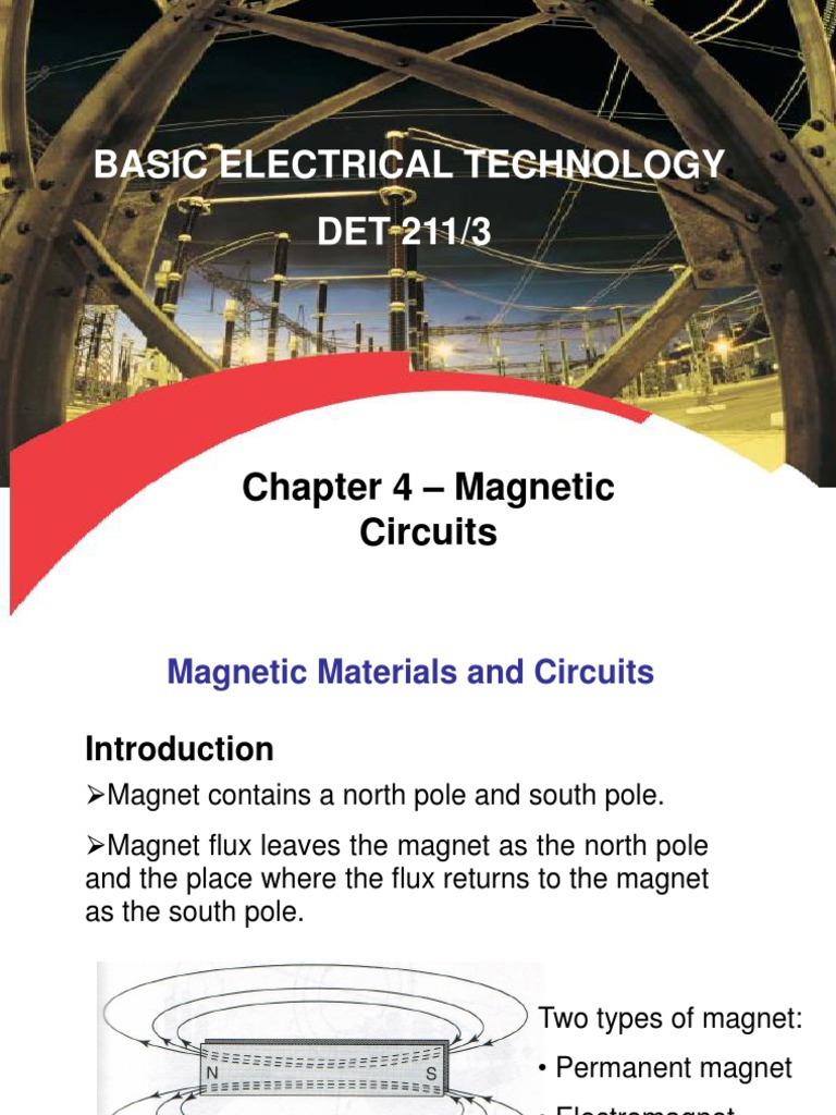 The Magnetic Circuits | PDF | Inductor | Magnetic Field
