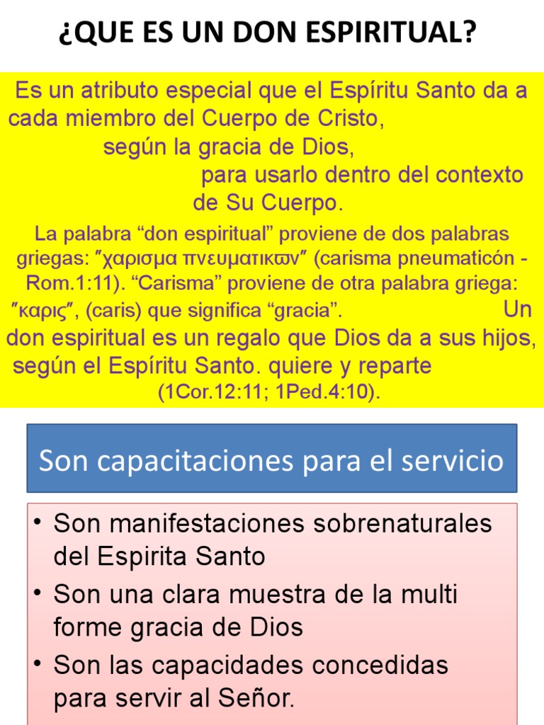 Definición de Don Espiritual | PDF | Oración | Cristo (título)