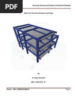 STRUCTURAL DESIGN Report | PDF | Structural Load | Bending