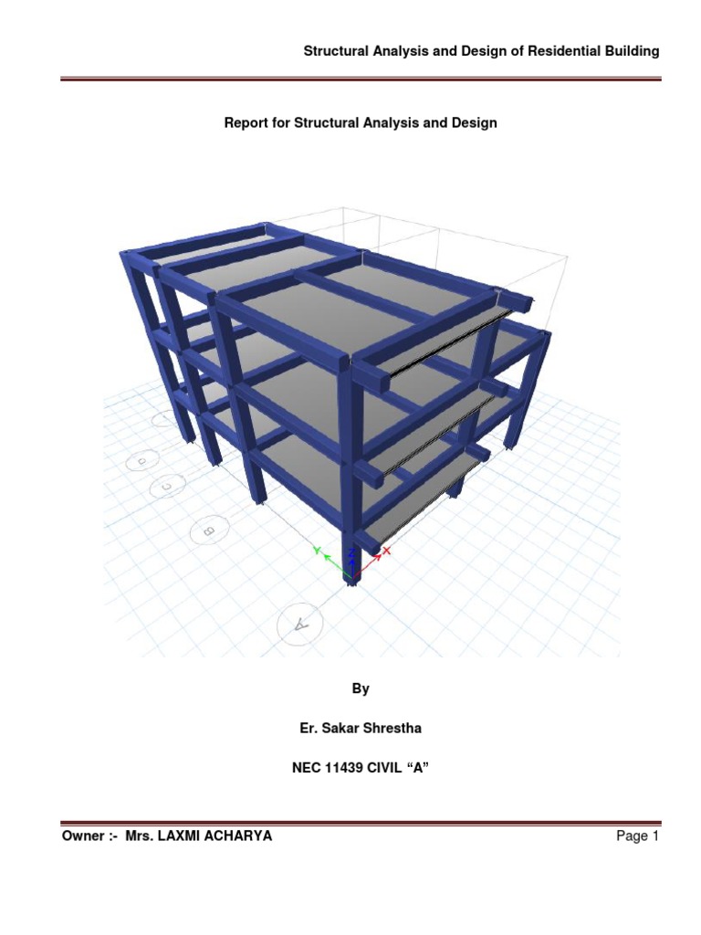Structural Report | PDF | Structural Analysis | Earthquakes