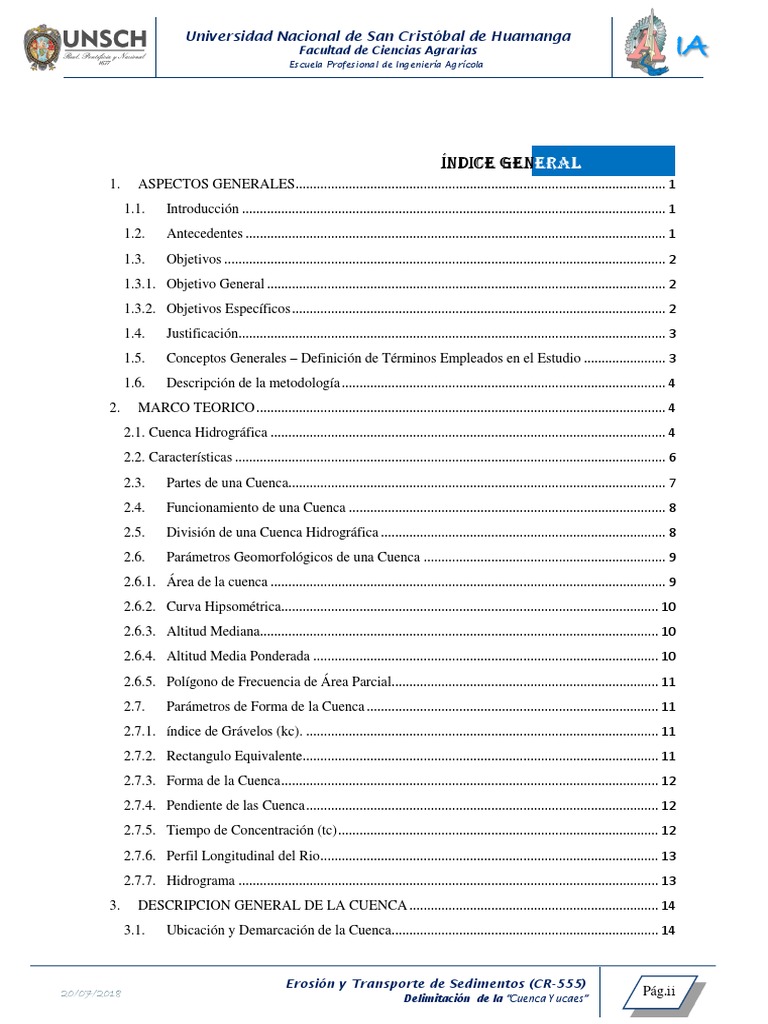 2.3. Delimitacion de La Cuenca Yucaes | PDF | Cuenca de drenaje ...