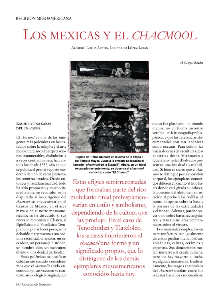 Los Mexicas y El Chac Mool PDF | PDF