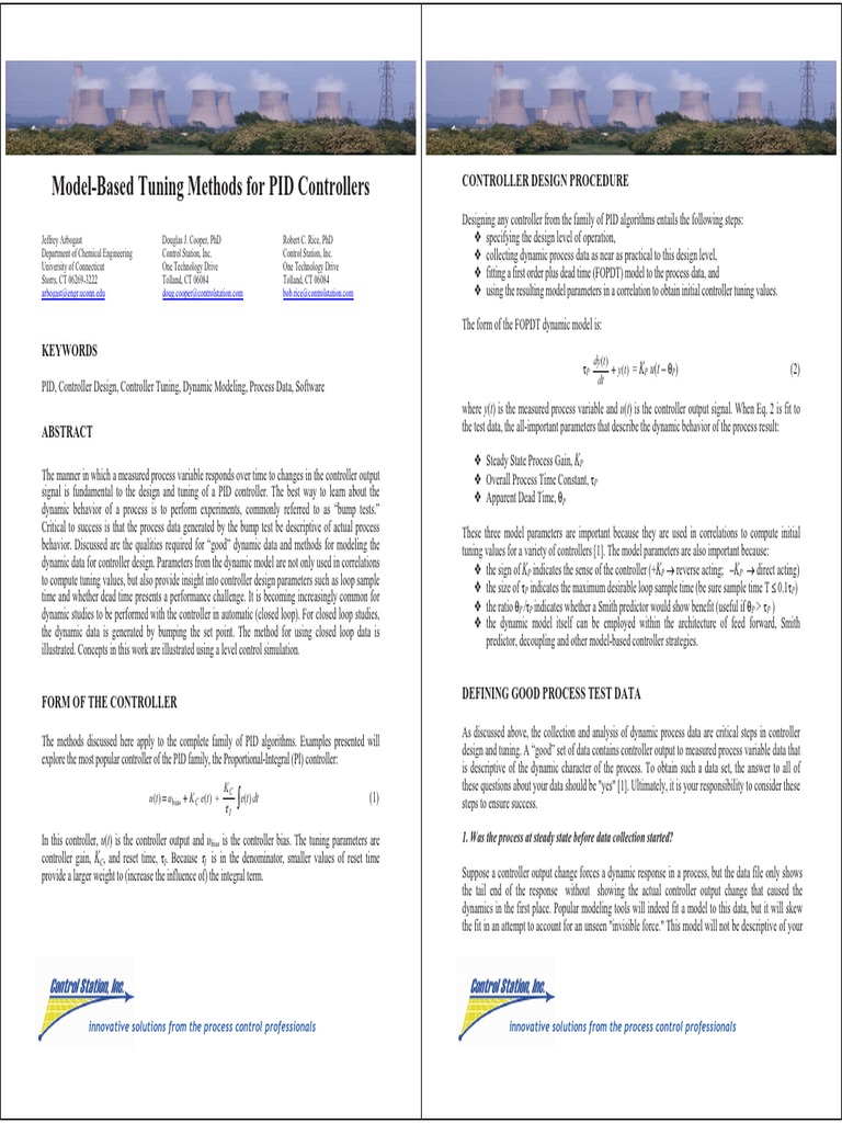 PID Controller | PDF | Control Theory | Mathematical Model