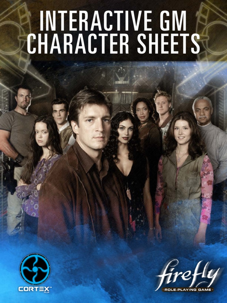 Firefly RPG - GM Character Sheets (Interactive) PDF | Download Free PDF ...