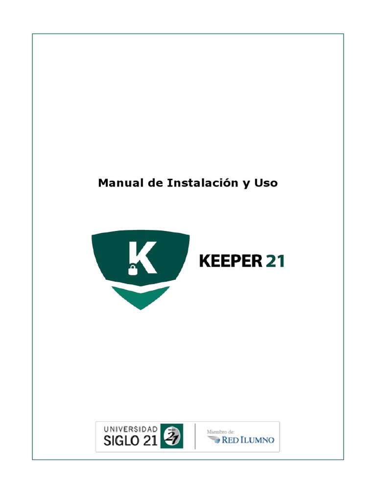 Manual de Uso de Keeper 21 | PDF | Microsoft Windows | Programa de ...