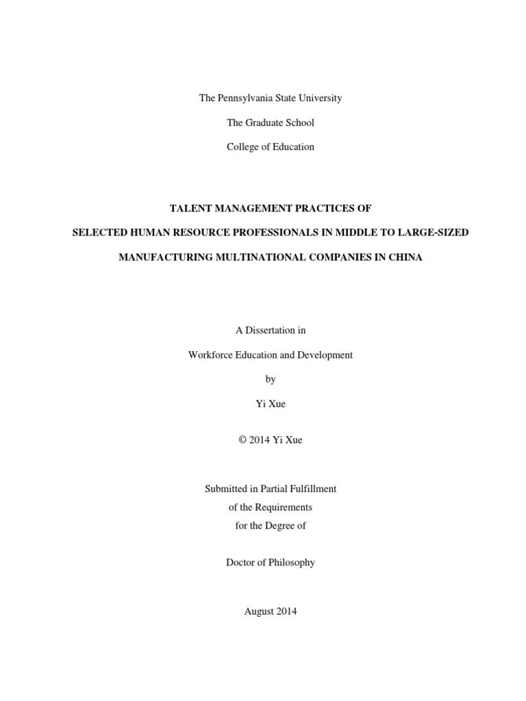 HR Talent Management | PDF | Talent Management | Competence (Human ...