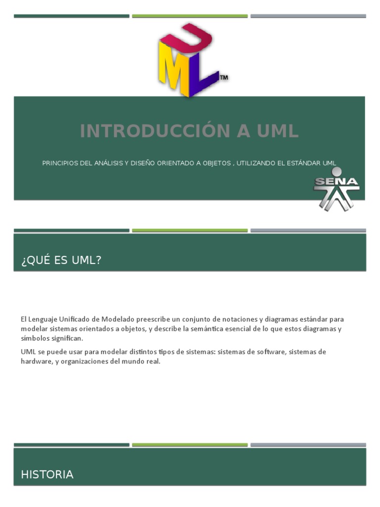 1 - Introduccion A Uml | PDF | Lenguaje de modelado unificado | Objeto (informática)