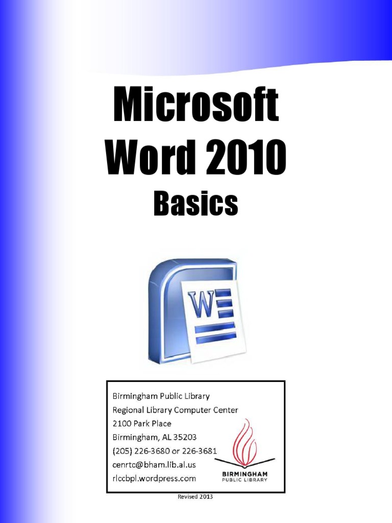 Getting Started with Microsoft Word 2010: An Introduction to the Basics ...