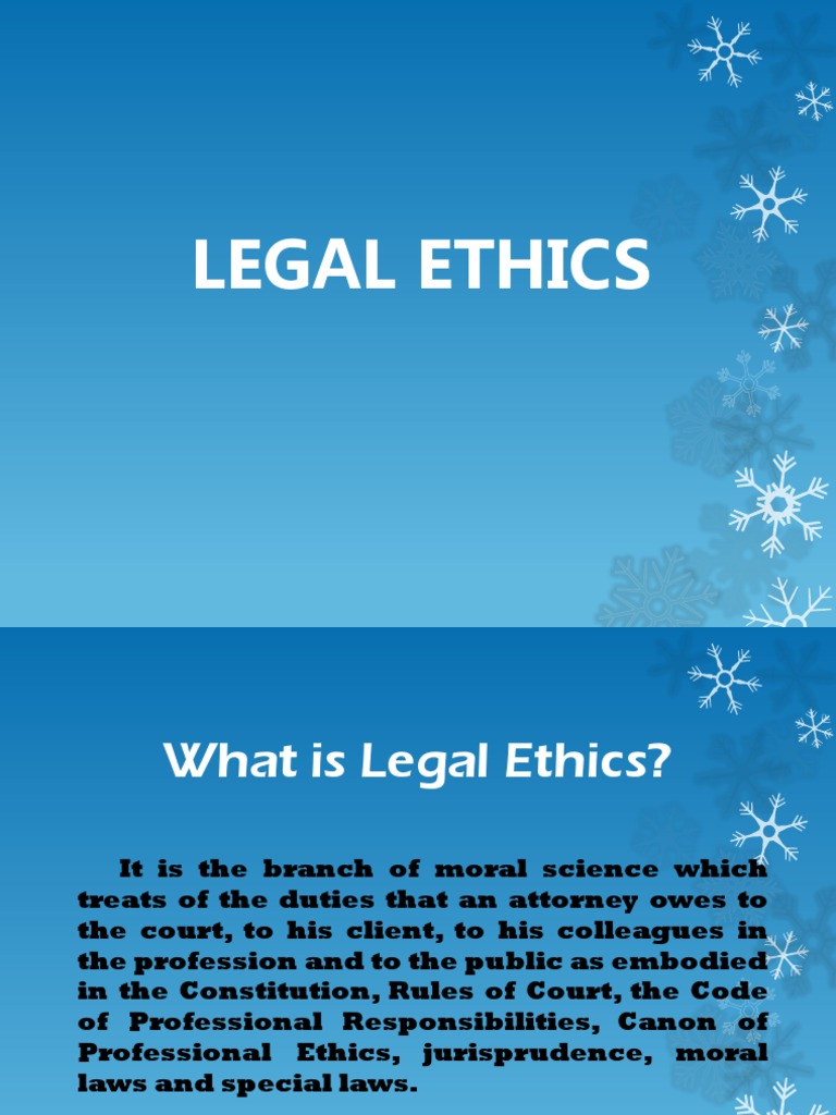 Legal Ethics | PDF | Lawyer | Judiciaries