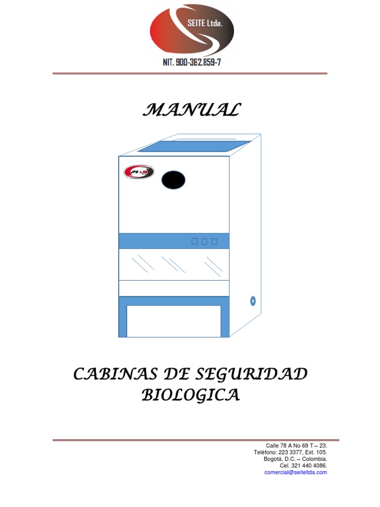 Partes de Cabinas de Bioseguridad | PDF | Filtración | Ultravioleta