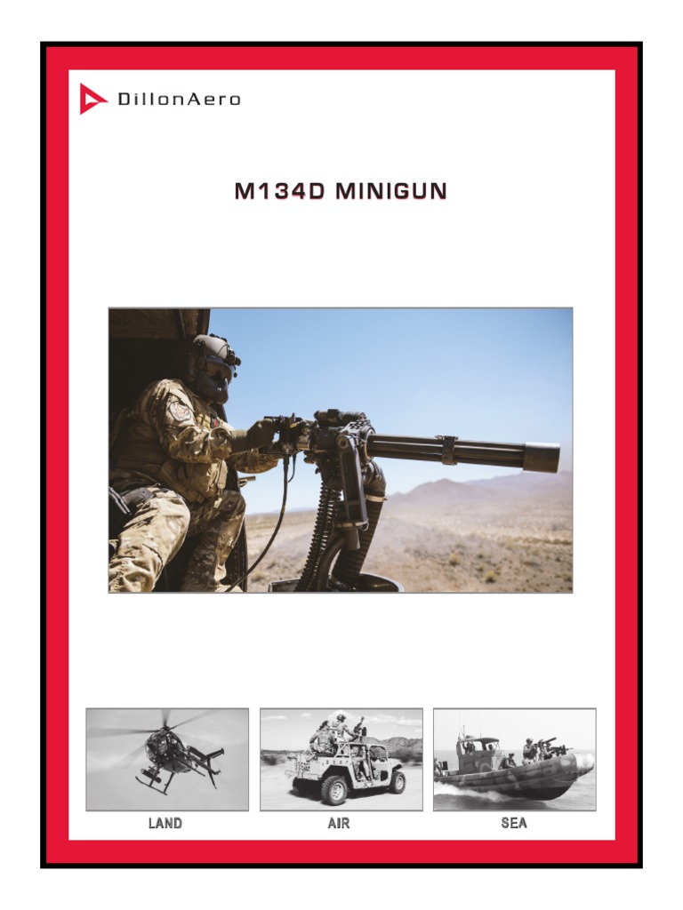 3L Dads0002 M134D Minigun 03 22 18 | PDF | Hazards | Military Science