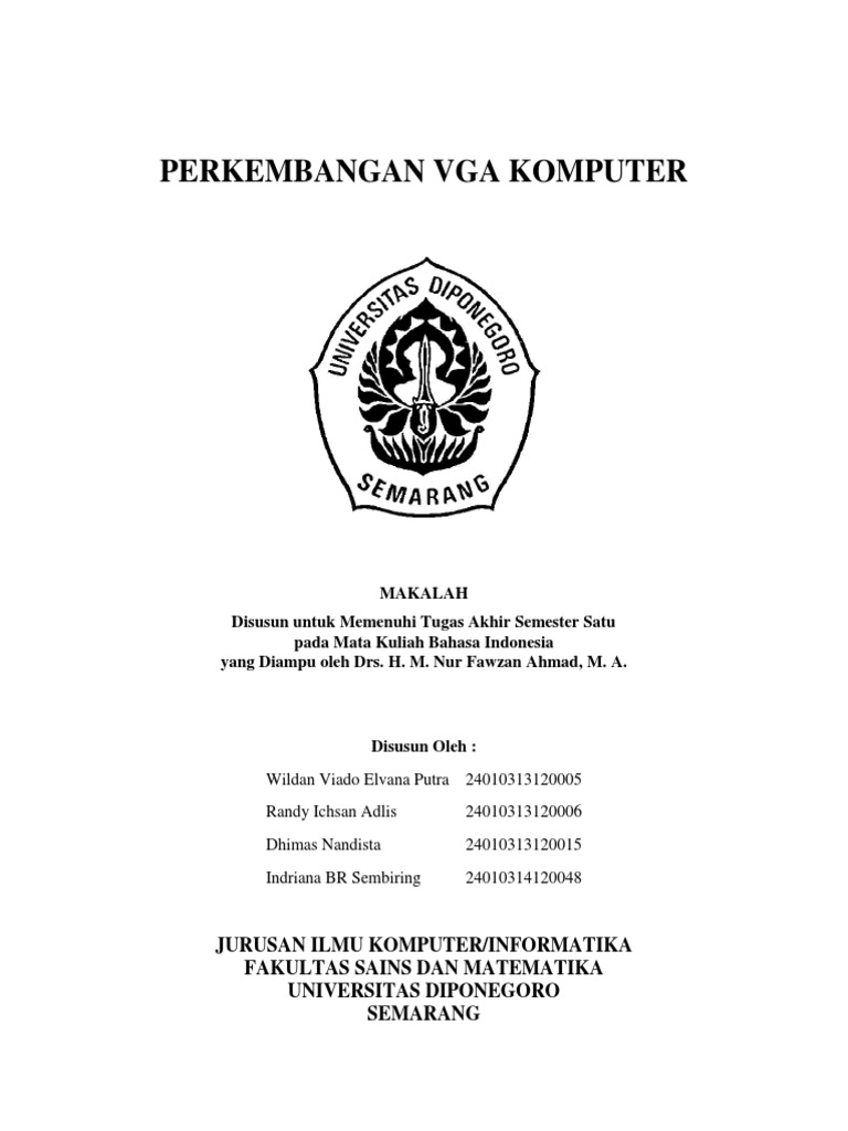 Perkembangan Vga | PDF