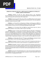 Guidelines for Renewing Services Contracts | PDF | Budget | Loans