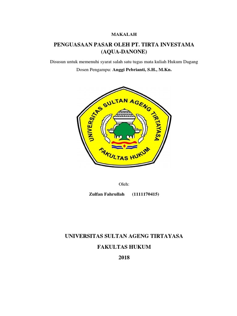 Contoh Pra-Proposal (Submit) | PDF