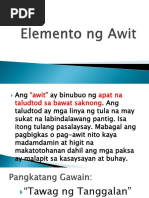 Tula at Awit | PDF