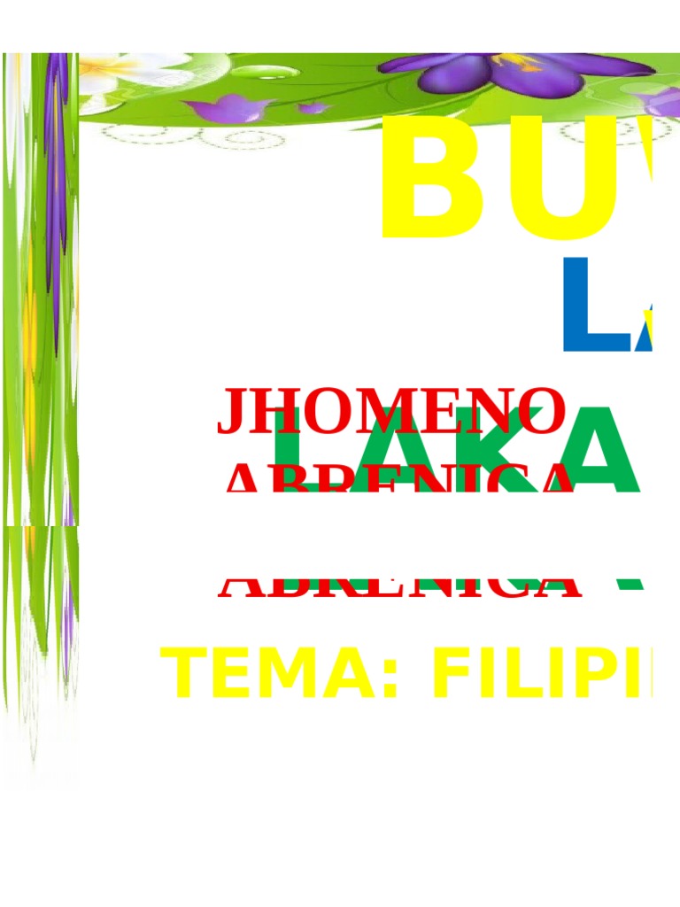 Buwan NG Wika Paper Tarp | PDF