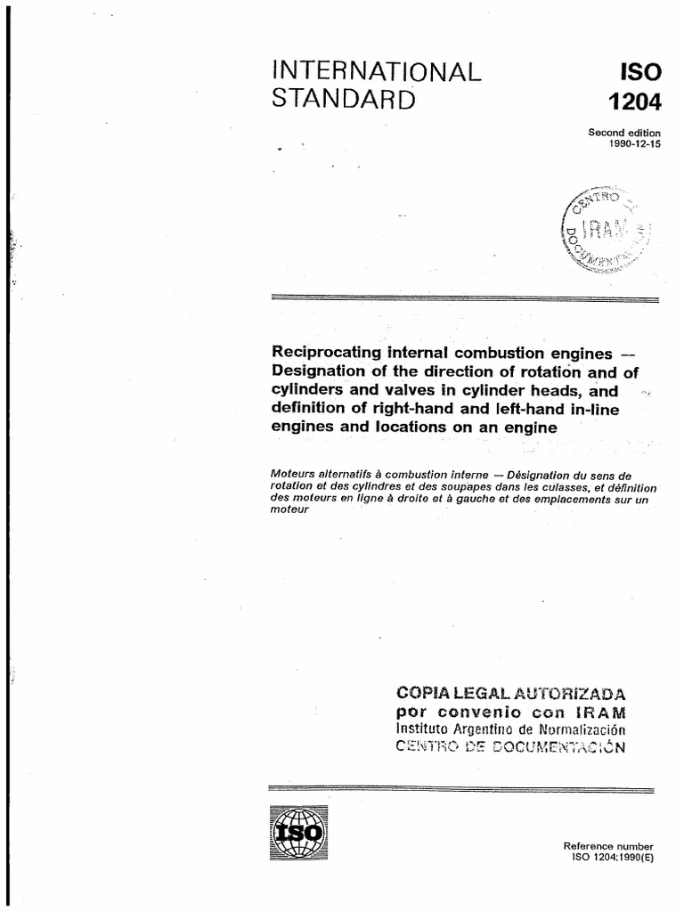 Iso 1204 PDF | PDF