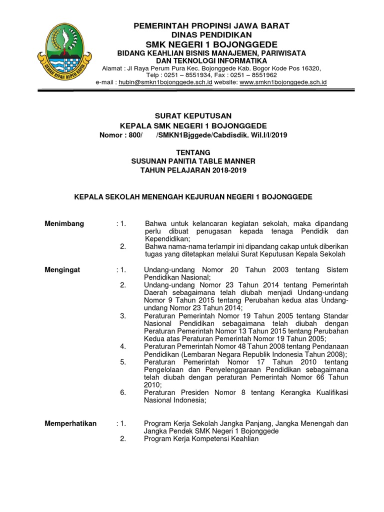 SK Table Manner | PDF