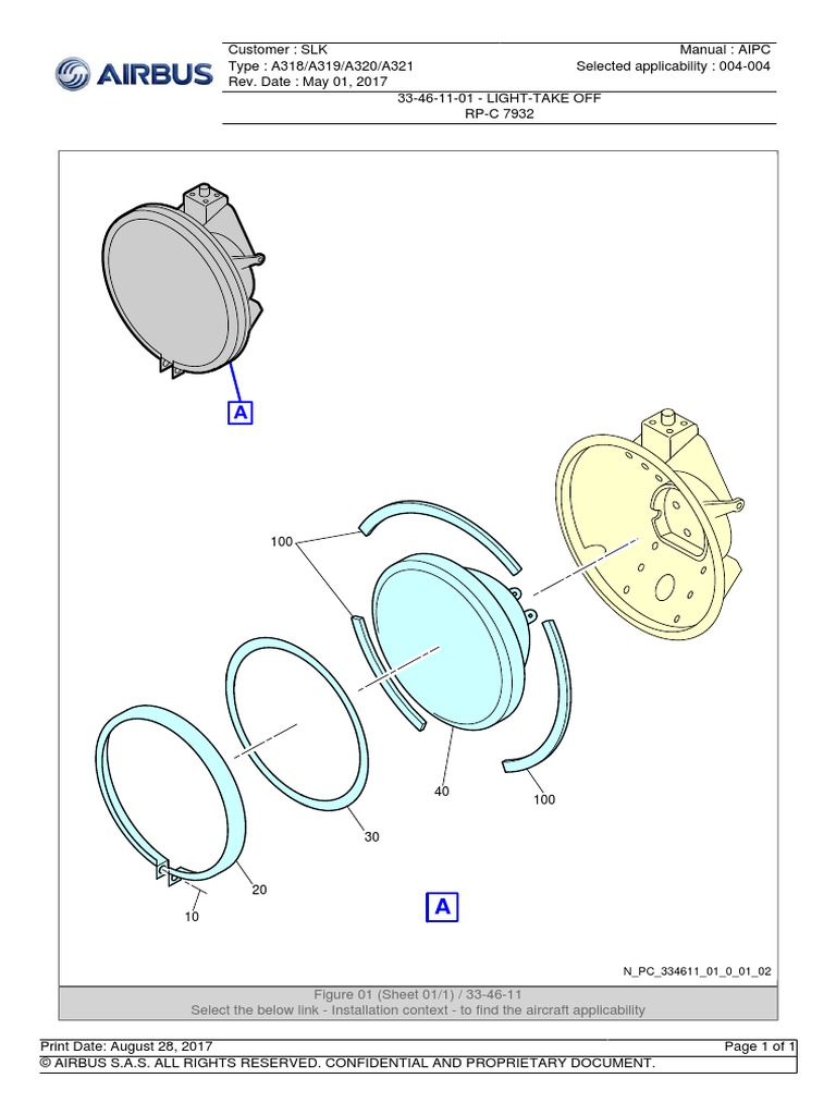 Figure 01 (Sheet 01/1) / 33-46-11 Select The Below Link - Installation ...