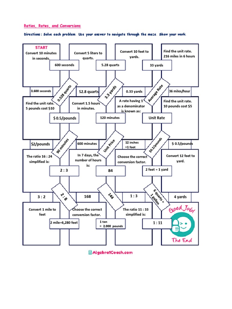 Unit Conversion Practice Problems | PDF | Science & Mathematics