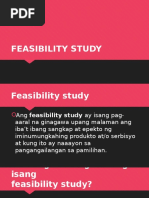 Feasibility Study (Filipino) | PDF