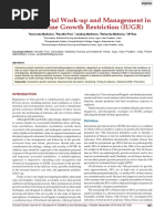 Guidelines for SGA and FGR Management | PDF | Fetus | Prenatal Development
