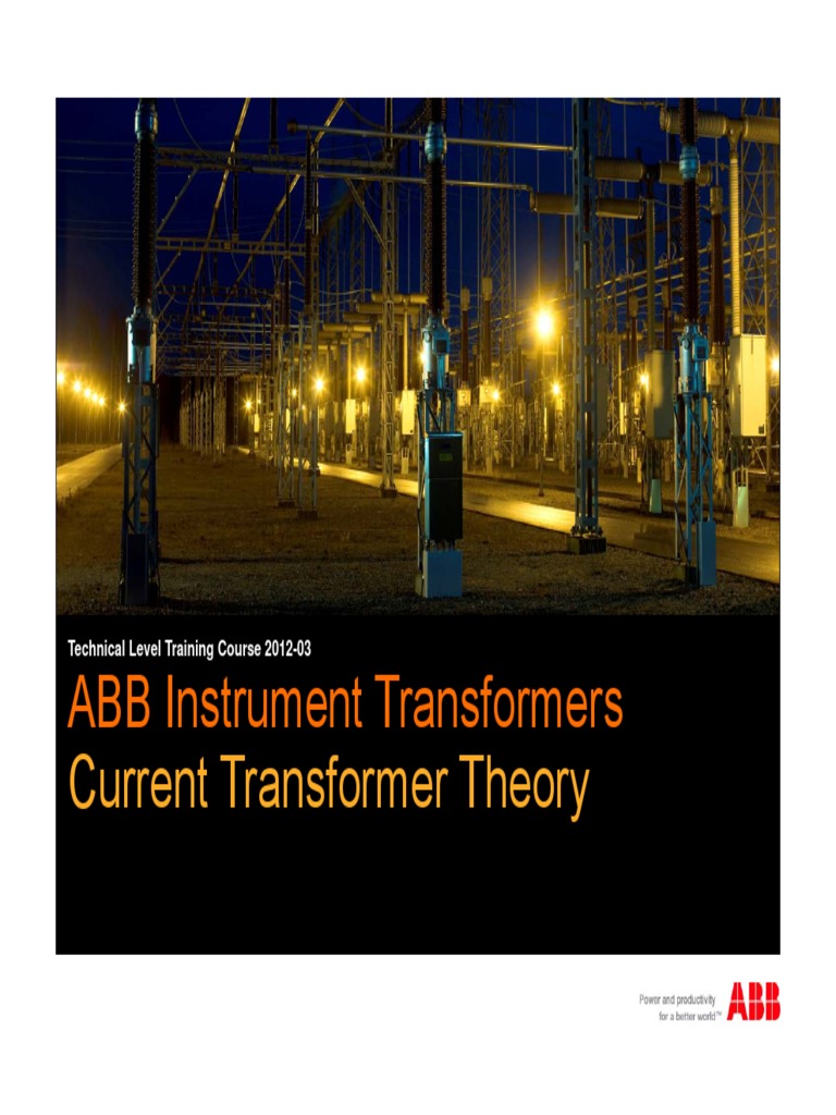 ABB Instrument Transformers: Current Transformer Theory | PDF ...