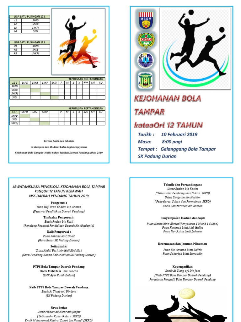 Brosur Bola Tampar | PDF