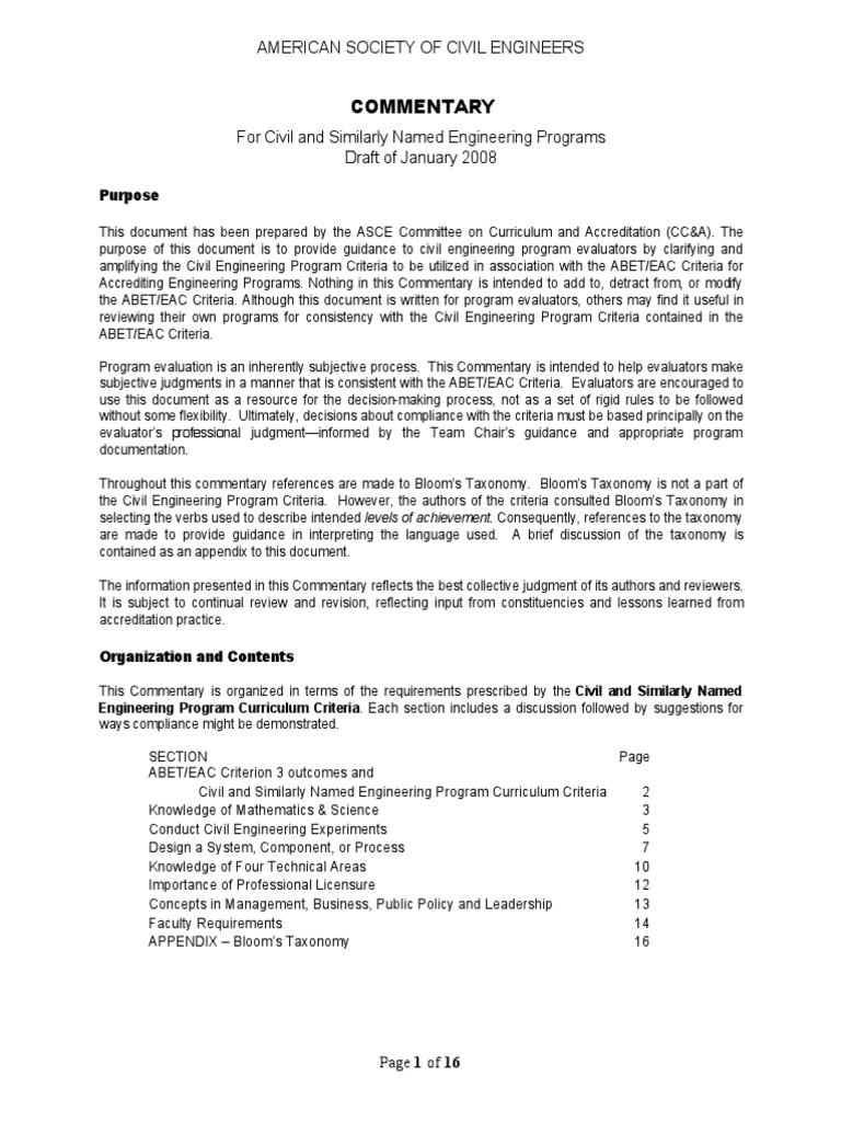 Revised Civil Draft Commentary | PDF | Experiment | Engineering