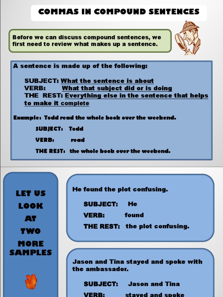 Commas Compound Sentences | PDF | Compact Disc | Albums