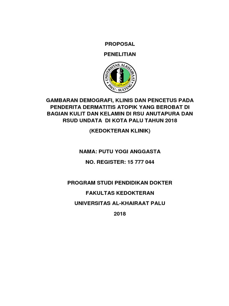 Sampul Proposal Putu Yogi A | PDF