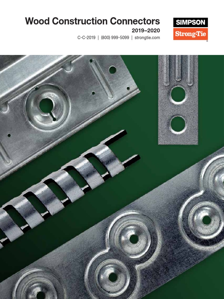 Wood Construction Connectors | PDF | Materials | Crafts