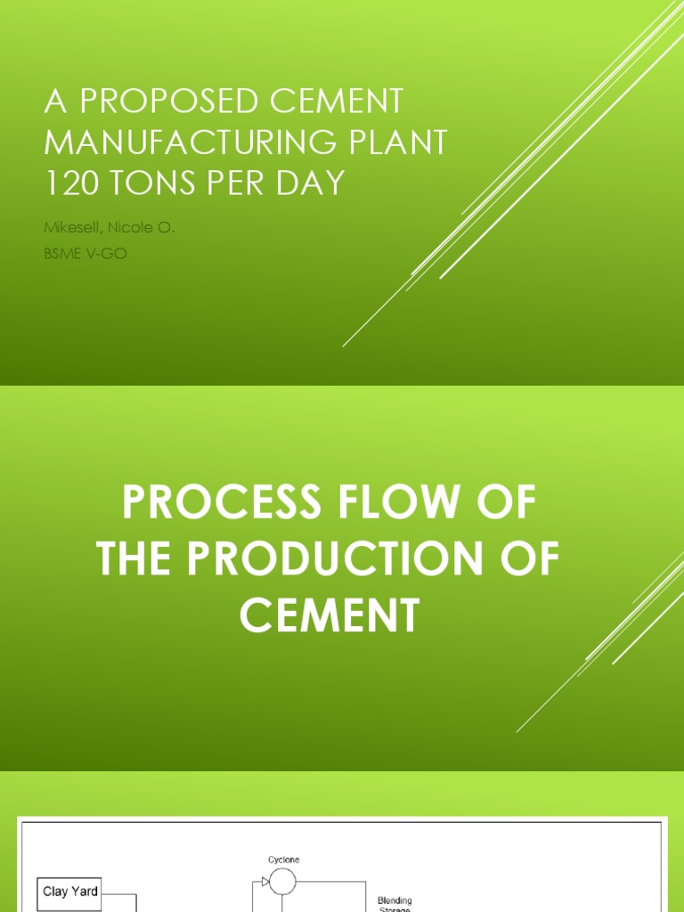 Proposed Cement Plant Layout and Flow | PDF