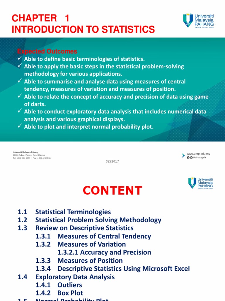 An Introduction to Statistical Concepts: Populations, Samples, Parameters and Statistics | PDF ...
