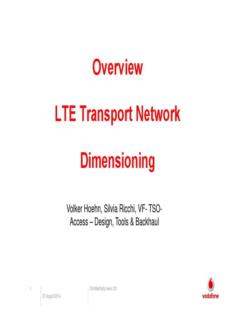LTE Transport Network Dimensioning Guide | PDF | Bit Rate ...