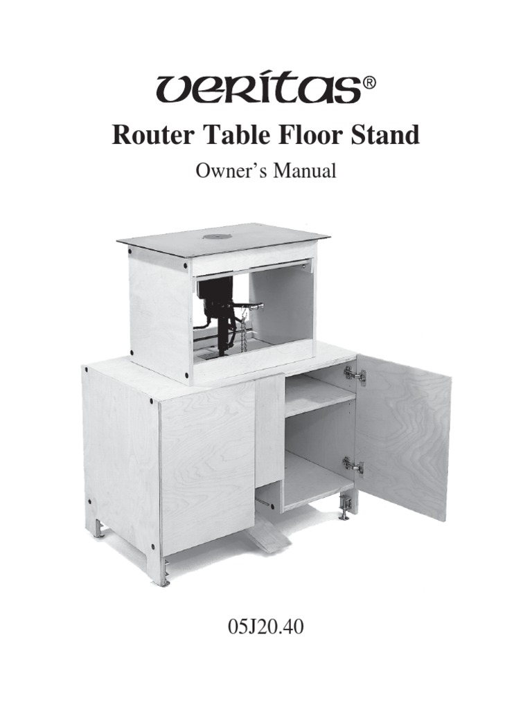 Veritas Router Table Assembly Instructions | PDF