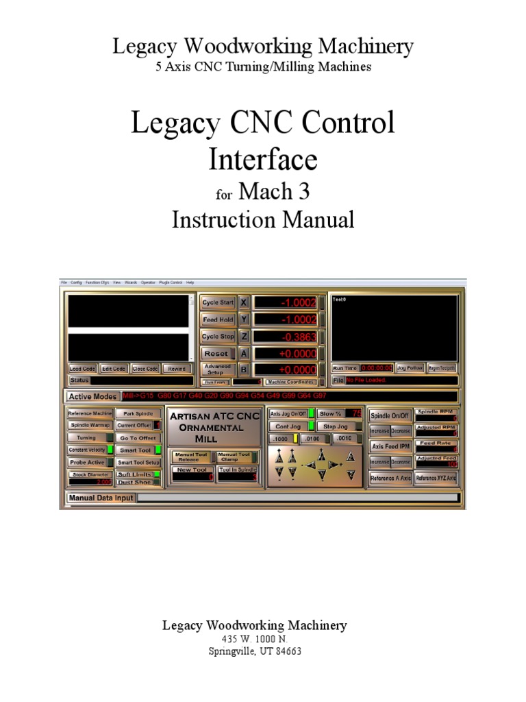 Legacy Manual | PDF | Numerical Control | Engineering